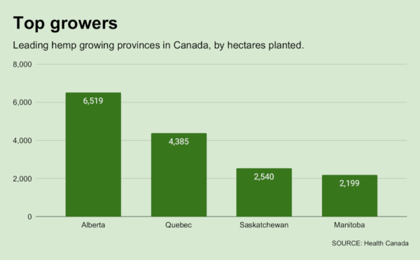 Canadian growers chase CBD as flowers surge, while grain, fiber fields ...